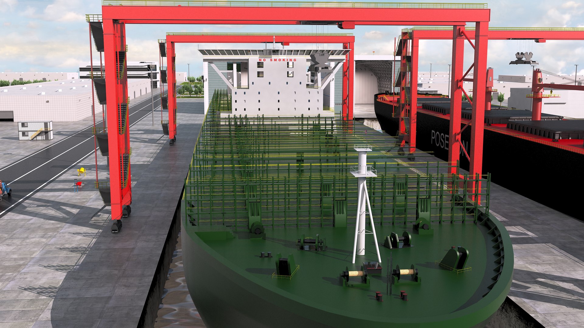 Shipyard 3D Model - TurboSquid 2029966