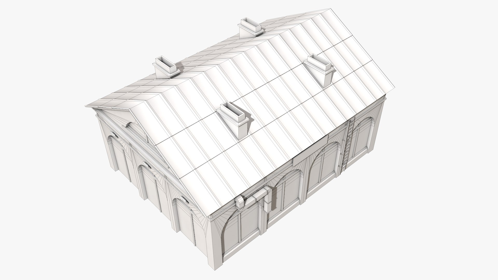 3D Warehouse Low Poly - 6 Models Collection model - TurboSquid 2029673