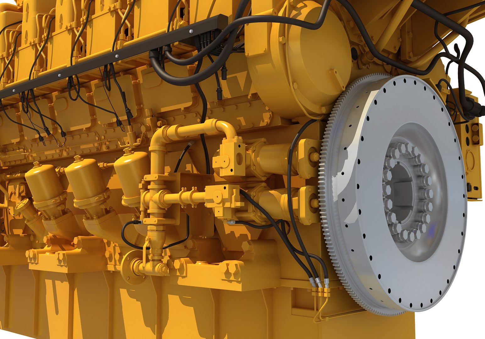 Marine Engine 3D Model - TurboSquid 1216291