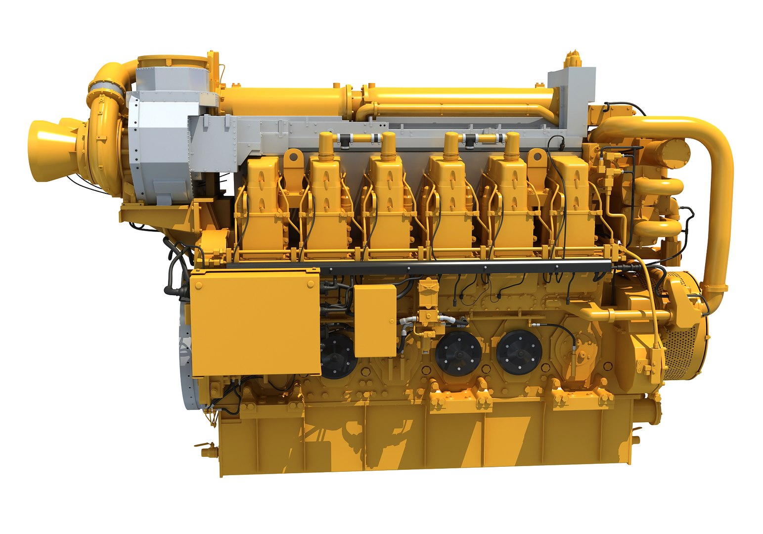 Marine Engine 3D Model - TurboSquid 1216291