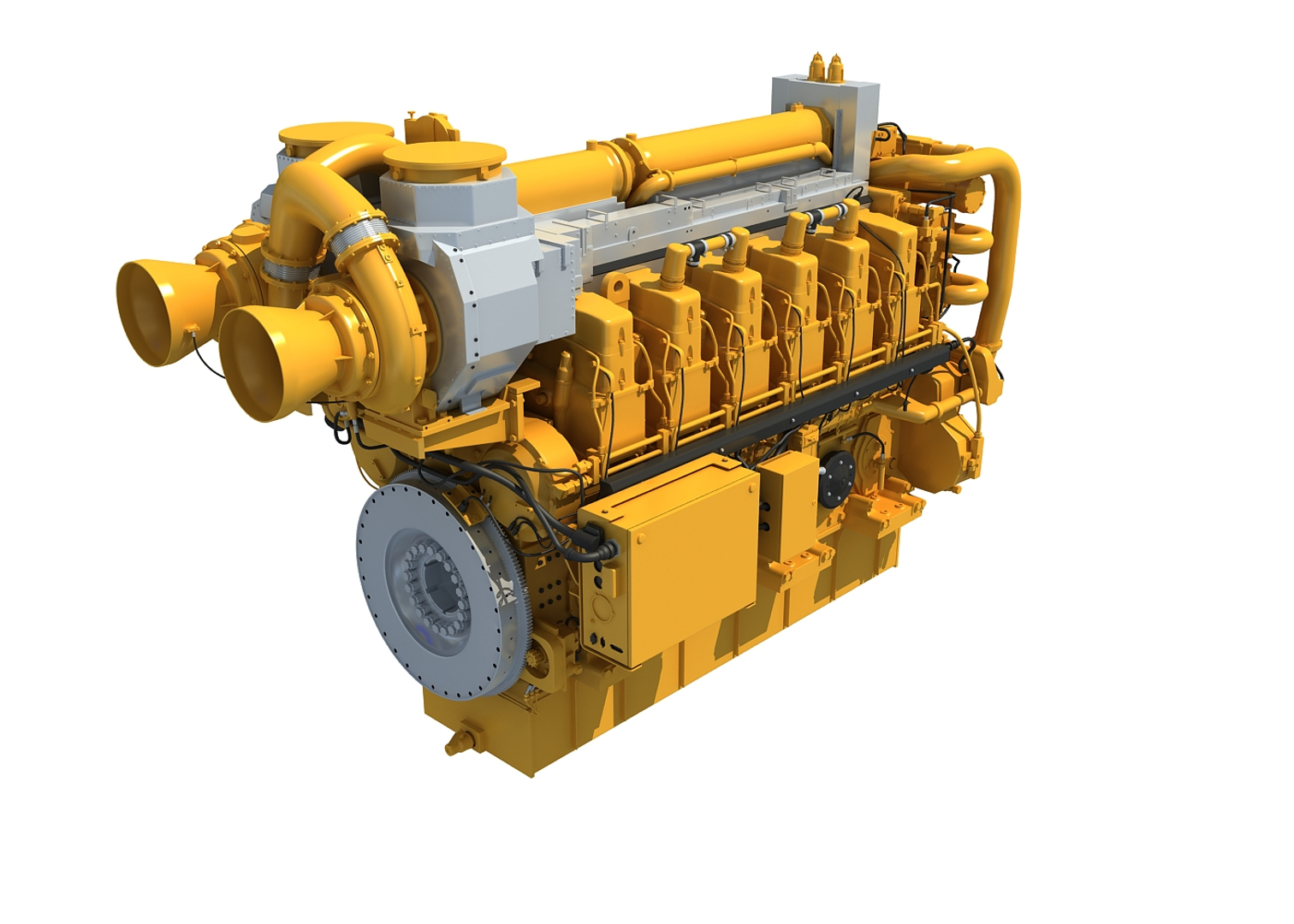 Marine Engine 3D Model - TurboSquid 1216291