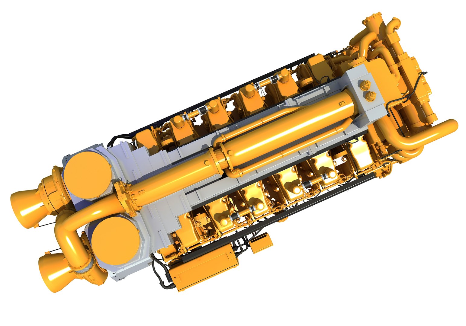 Marine Engine 3D Model - TurboSquid 1216291