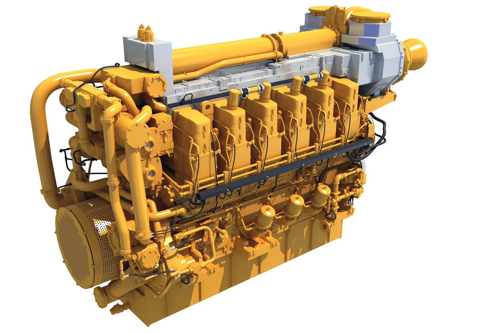 Marine Engine 3D Model - TurboSquid 1216291