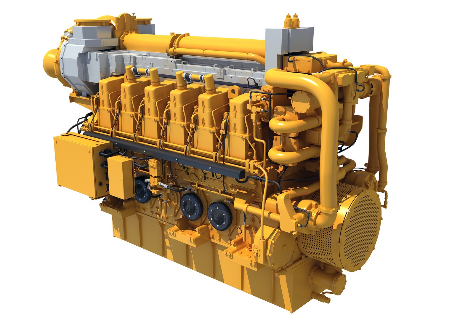 Marine Engine 3D Model - TurboSquid 1216291