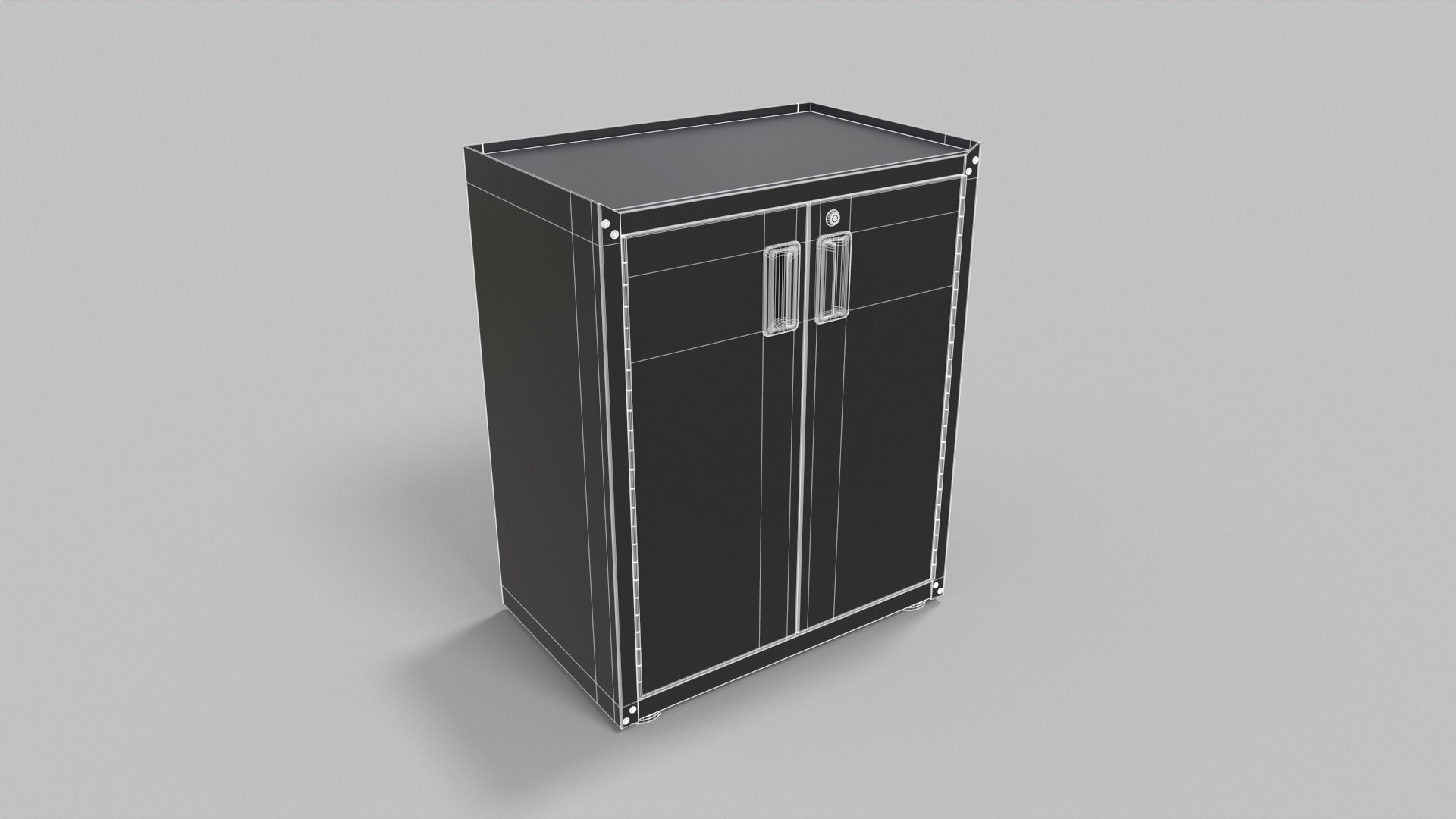 3D Model 1 Modular Tool Storage Cabinet 2dF - TurboSquid 2039319