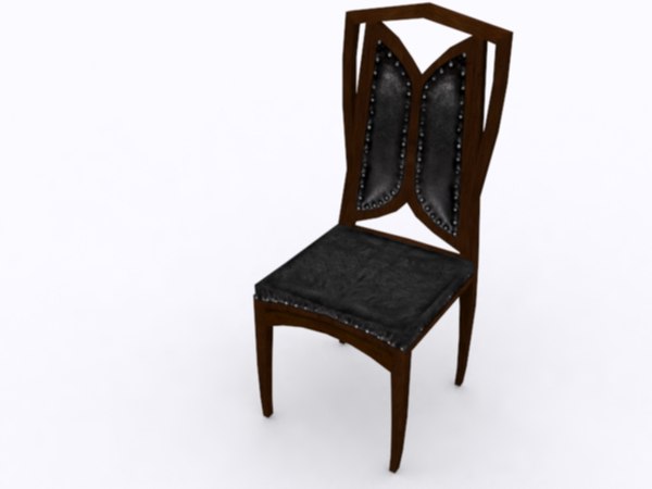 3d chairwood chair model