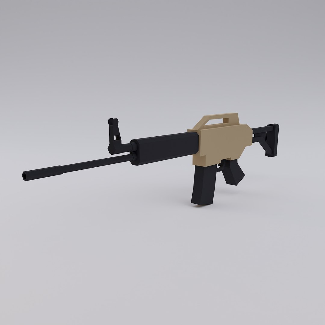 PINDAD SS2 assault rifle gun 3D 모델 - TurboSquid 1993081