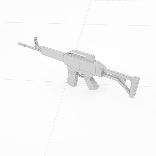 PINDAD SS2 assault rifle gun 3D model - TurboSquid 1993081