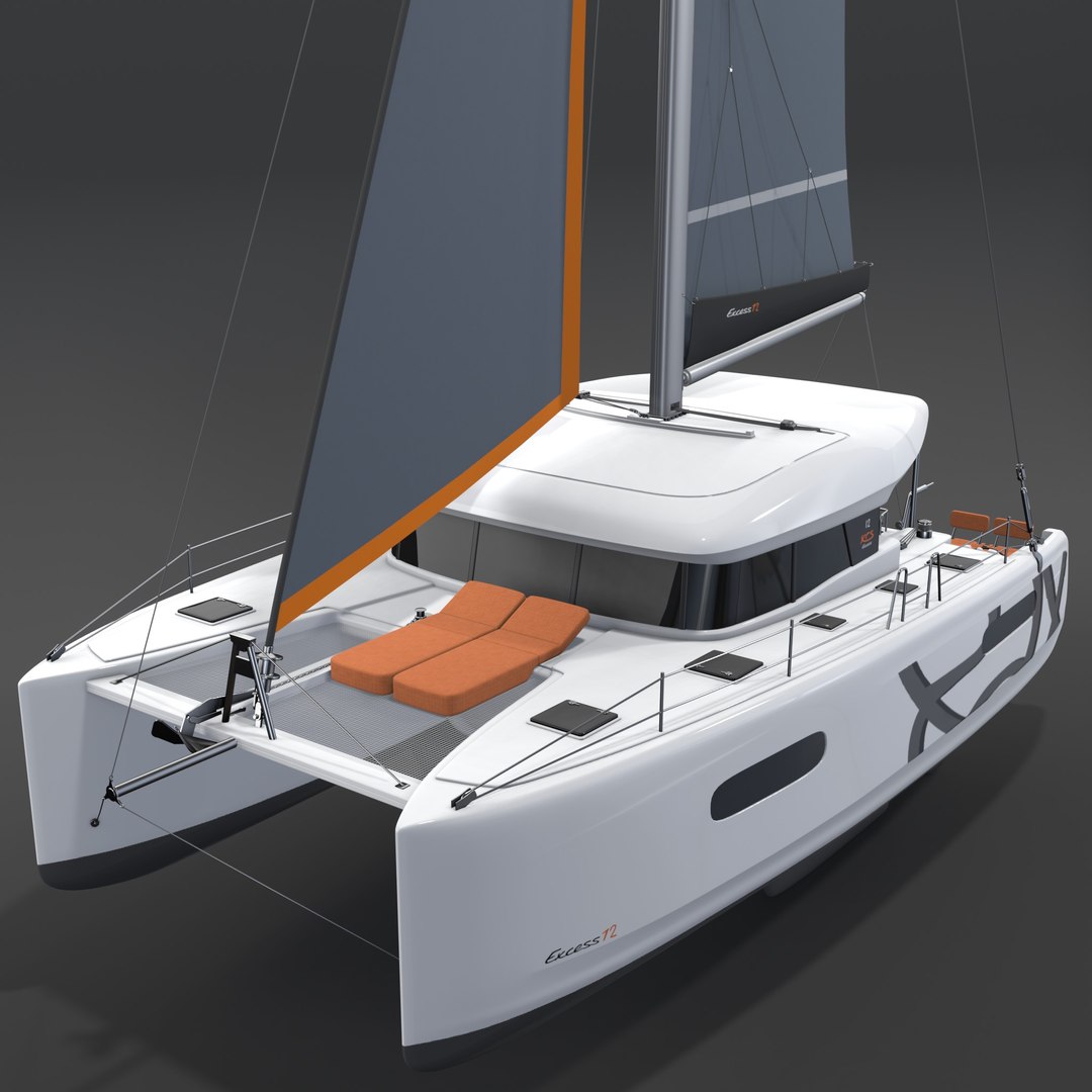 EXCESS 12 3D Catamaran 3D Model - TurboSquid 2089313