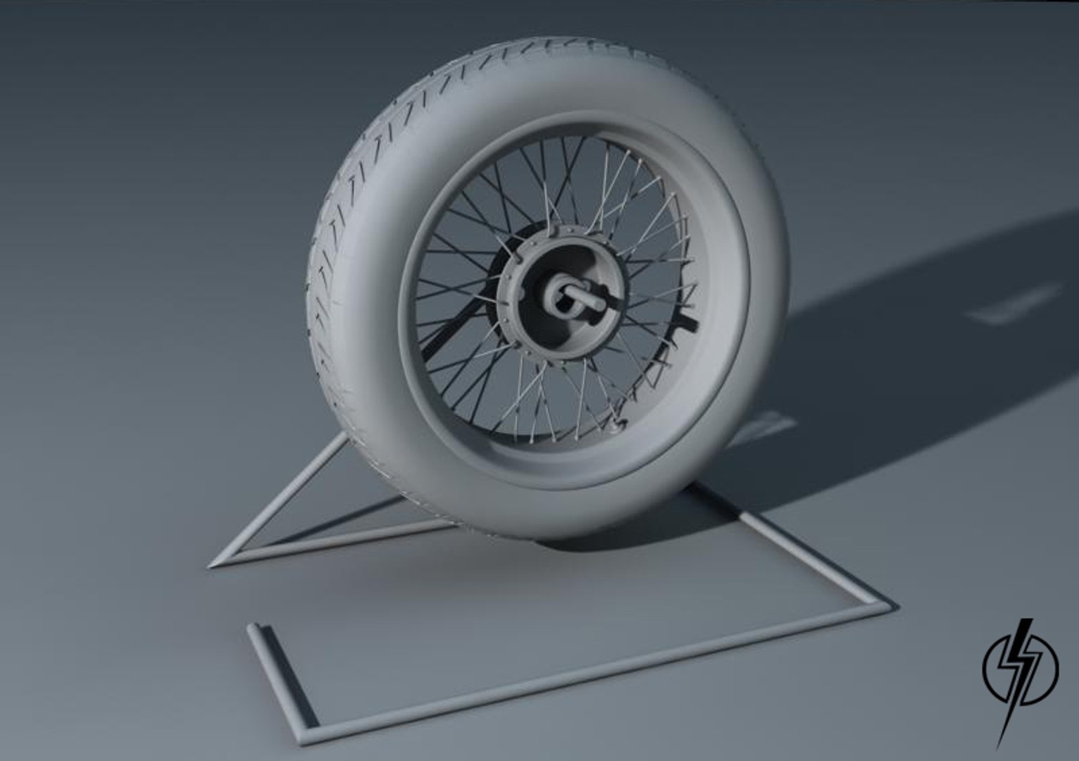 motorcycle wheel 3d x