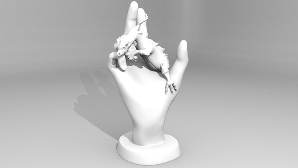 modelo 3d Hand & Wyvern para impresión 3D - TurboSquid 1217816