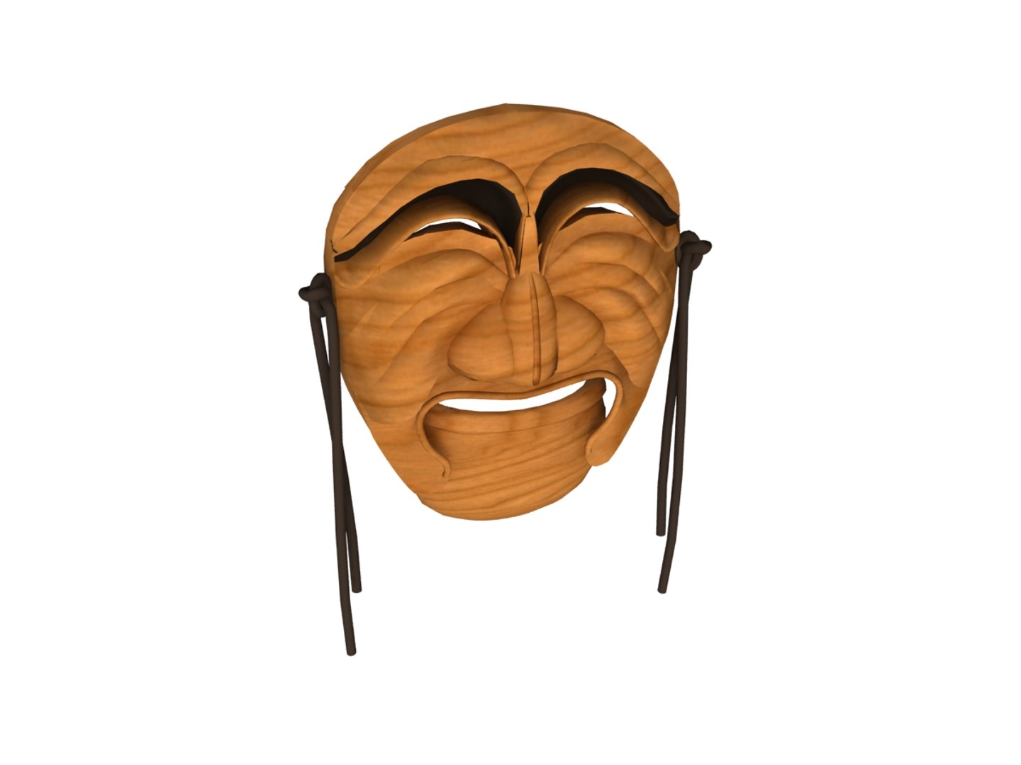 Hahoe Mask 3D Model - TurboSquid 1523029