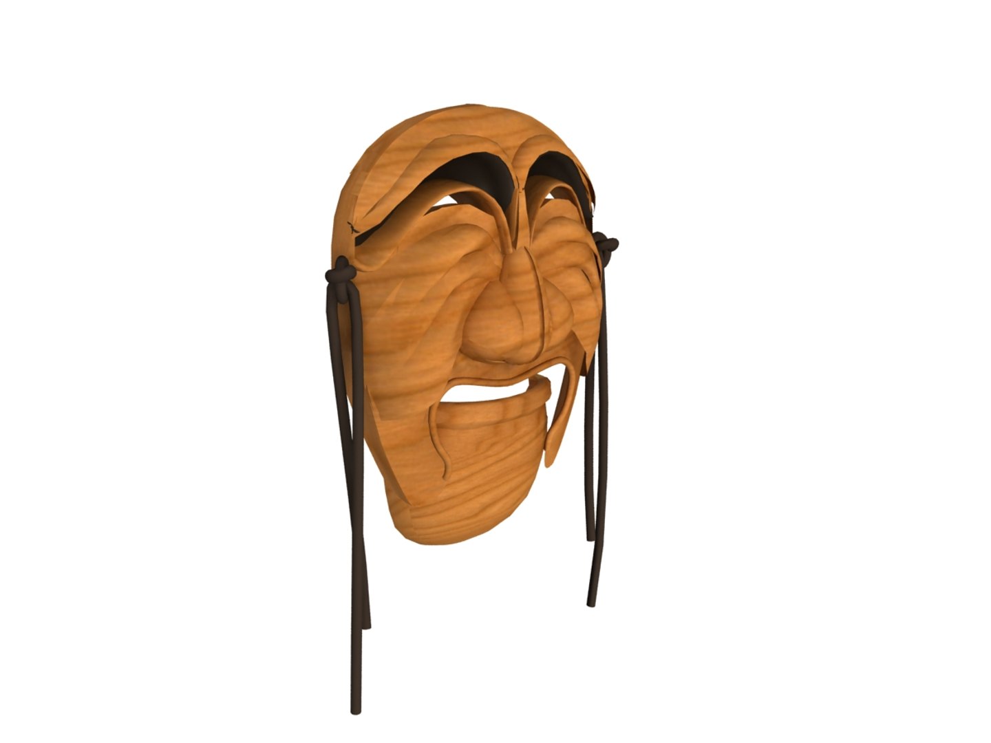 Hahoe Mask 3D Model - TurboSquid 1523029