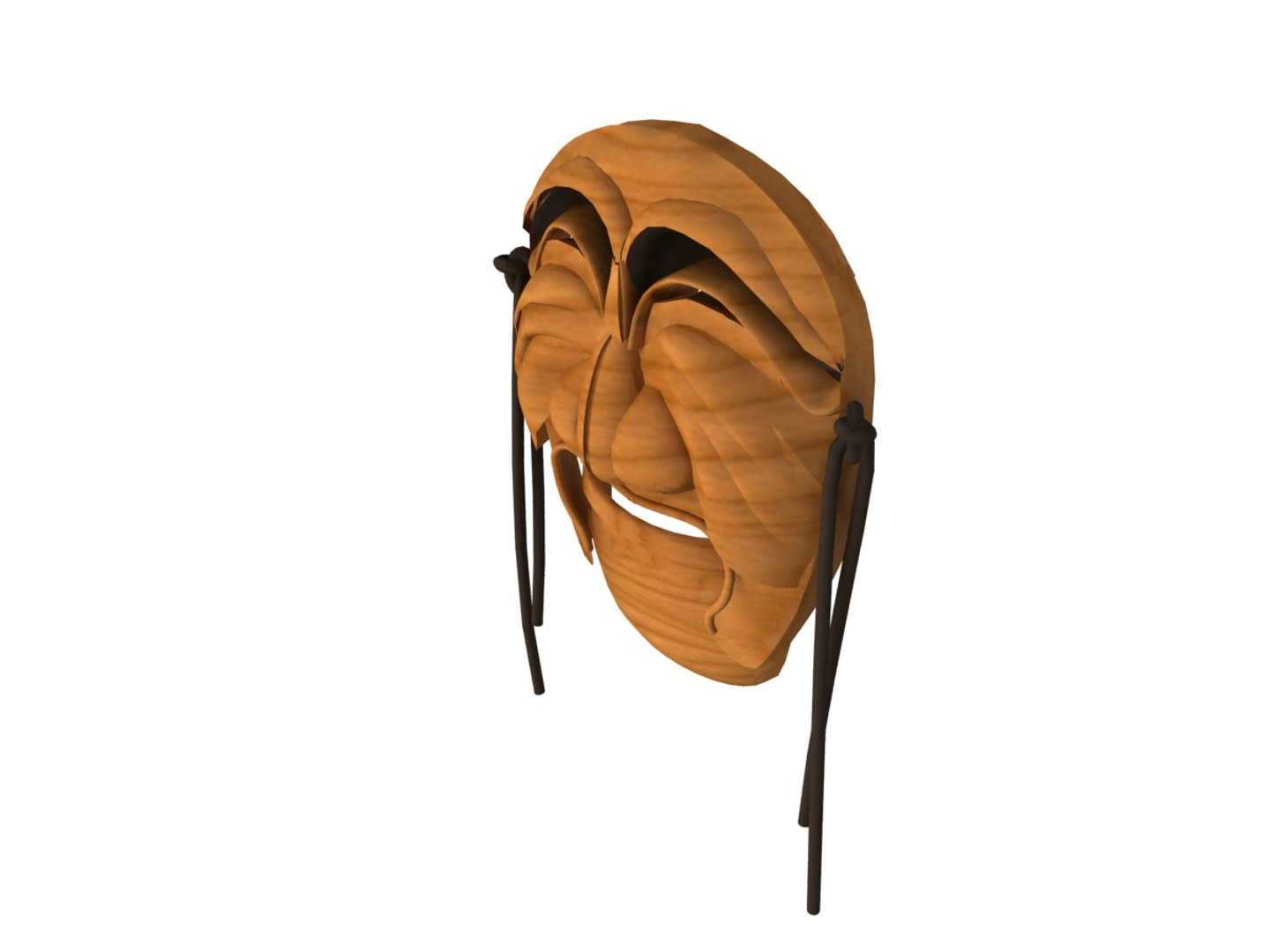 Hahoe Mask 3D Model - TurboSquid 1523029