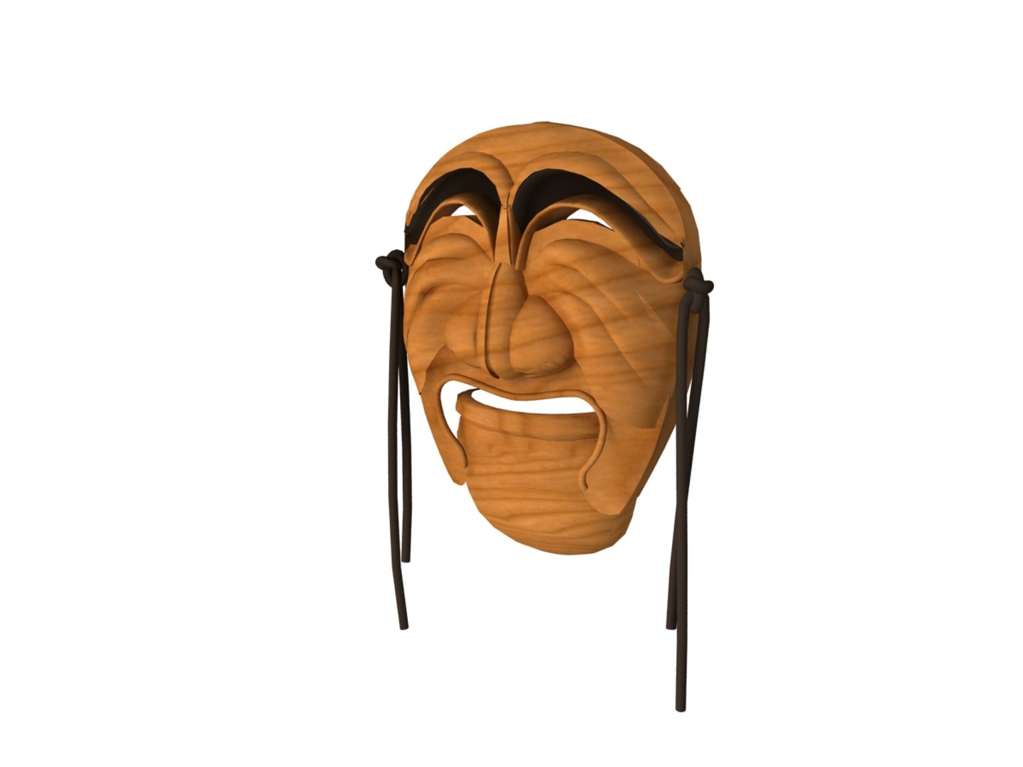 Hahoe Mask 3D Model - TurboSquid 1523029