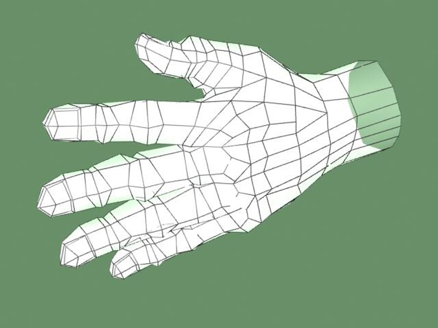 Male Hands 3d Model