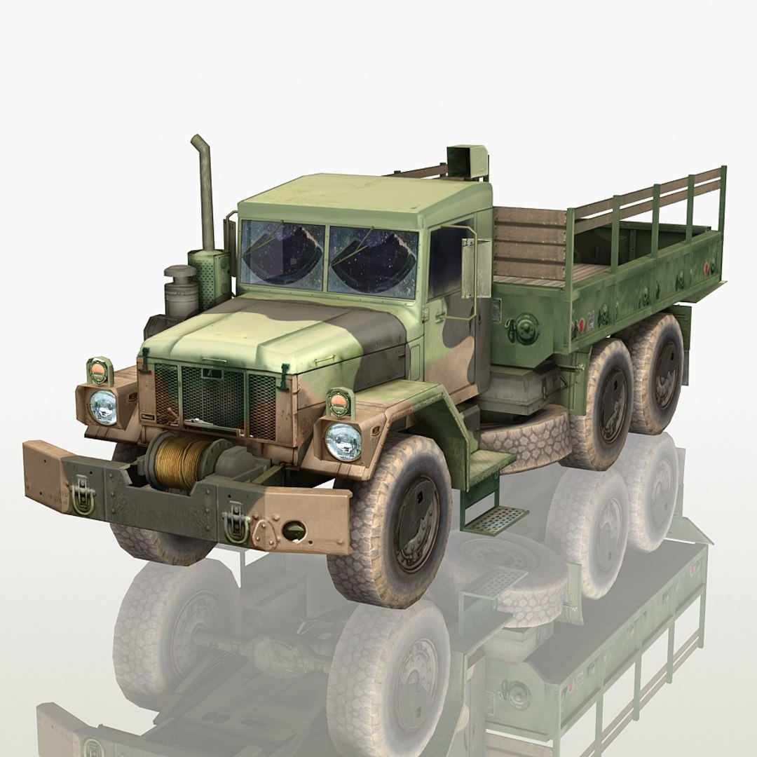 military truck m35 a2 3d model