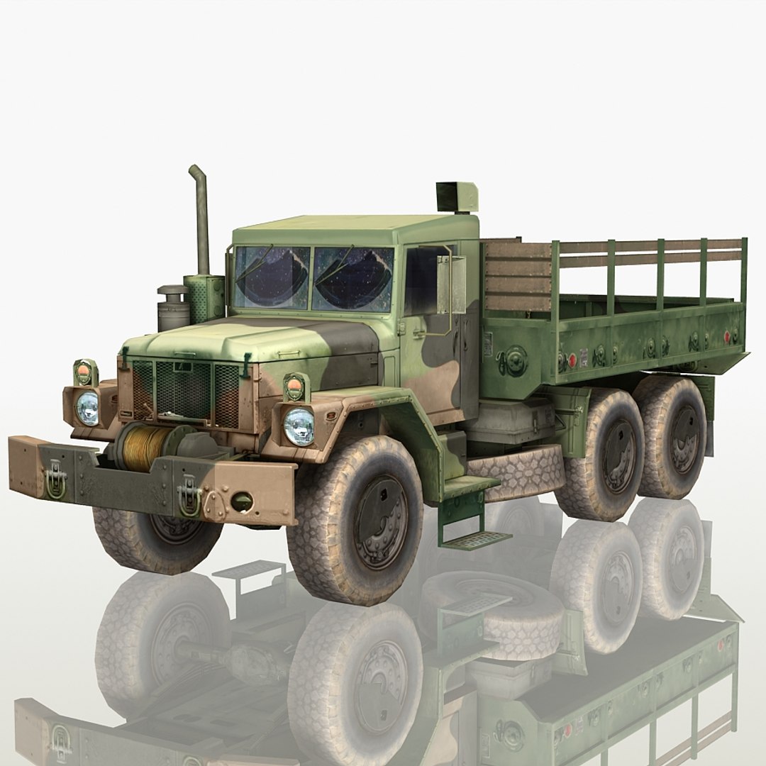 military truck m35 a2 3d model
