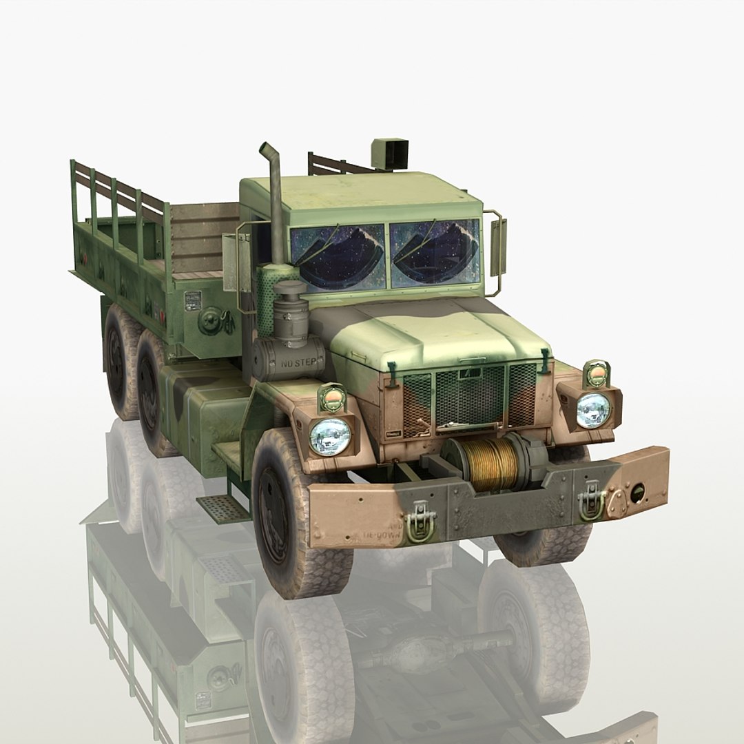 military truck m35 a2 3d model