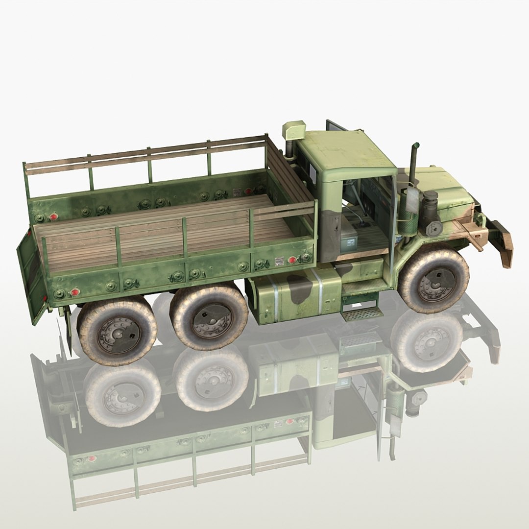 military truck m35 a2 3d model