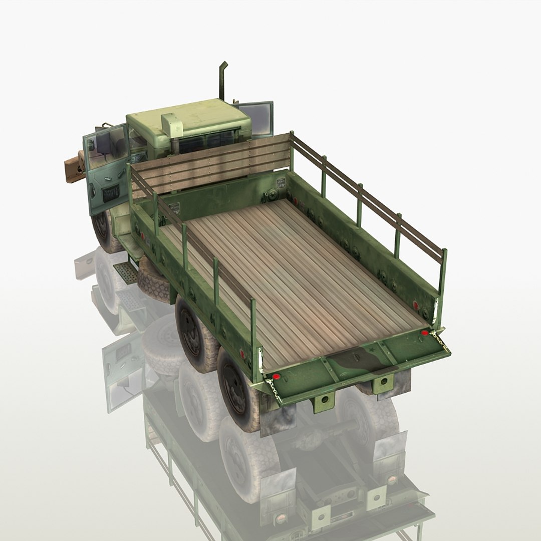 military truck m35 a2 3d model