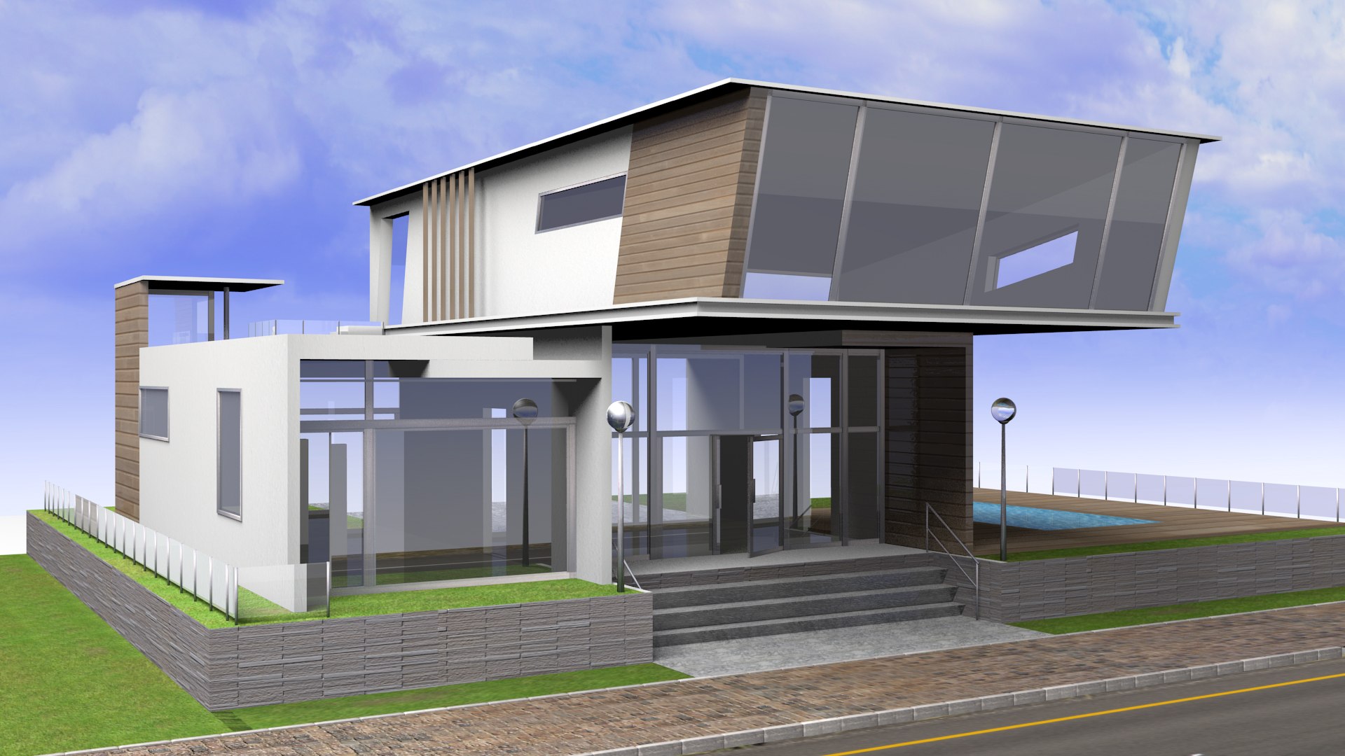 3d Modern Design Model