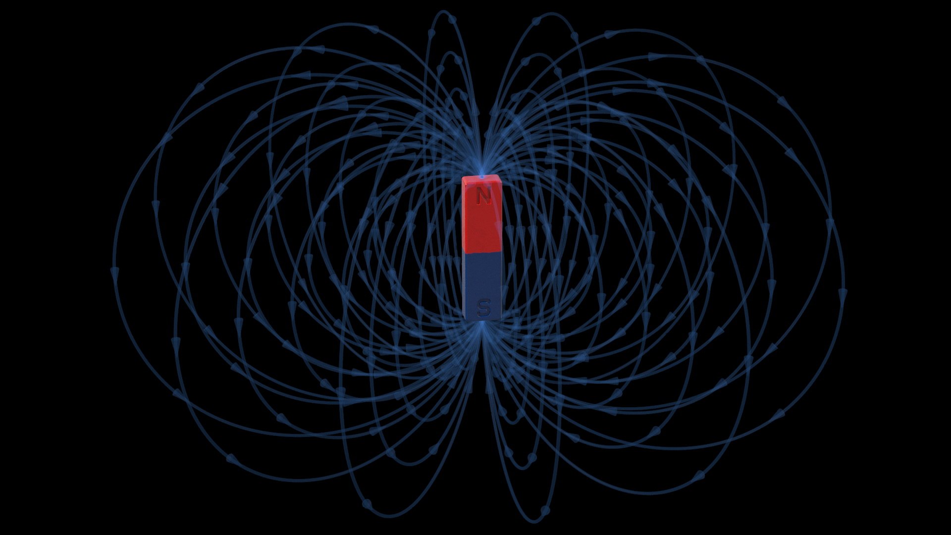 Magnetic Field Rectangle Bar 3D Model - TurboSquid 1700183