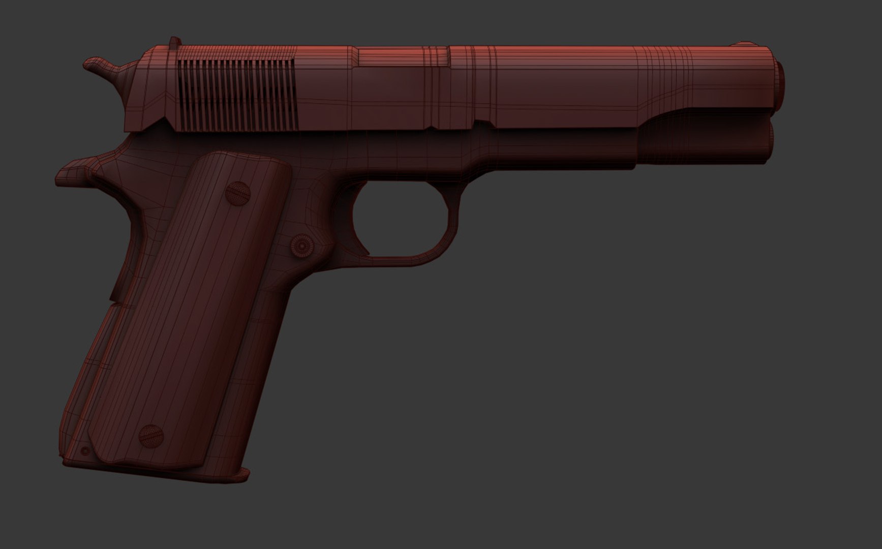 3d 3ds Pure Colt M1911 Reference