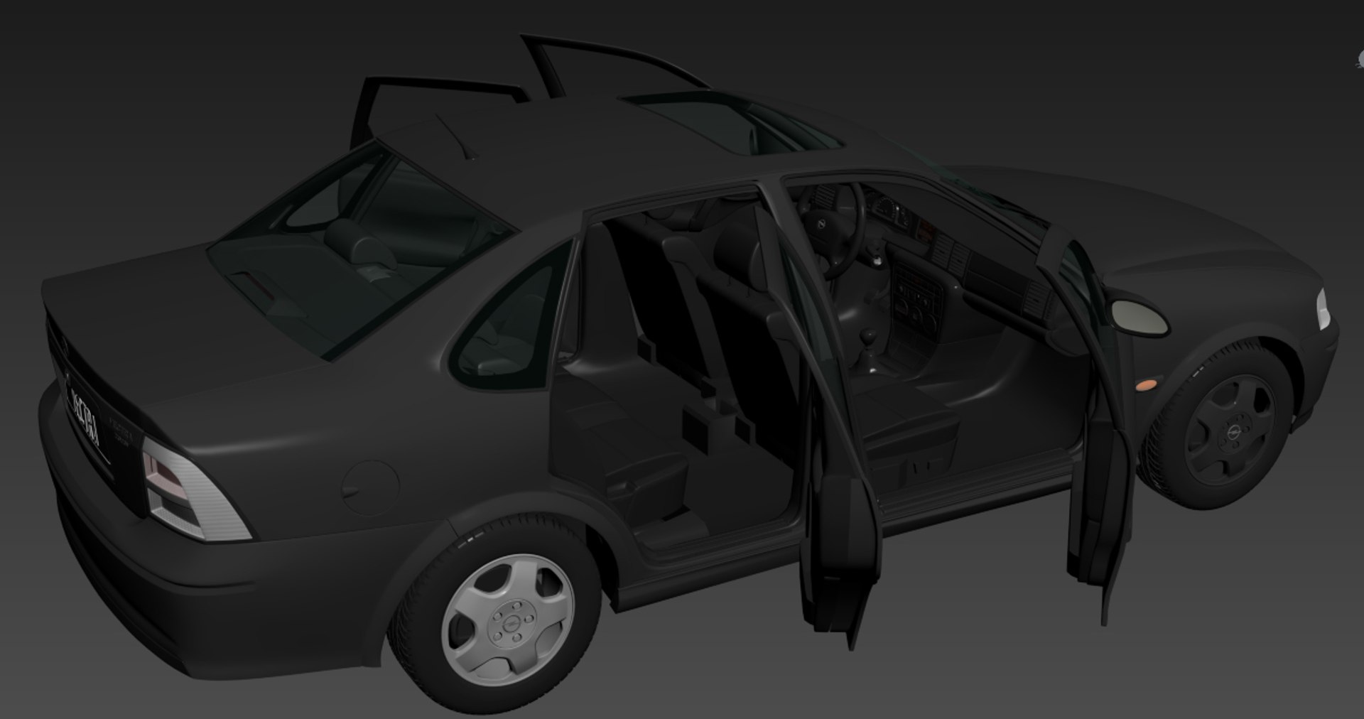 3D Model Opel Vectra B Sedan Facelift - TurboSquid 2010856