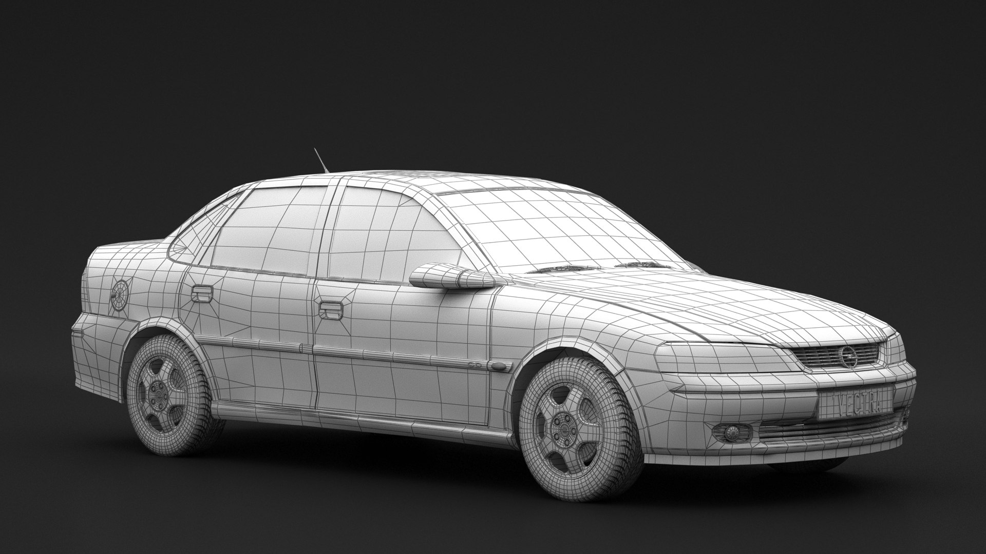 3D Model Opel Vectra B Sedan Facelift - TurboSquid 2010856