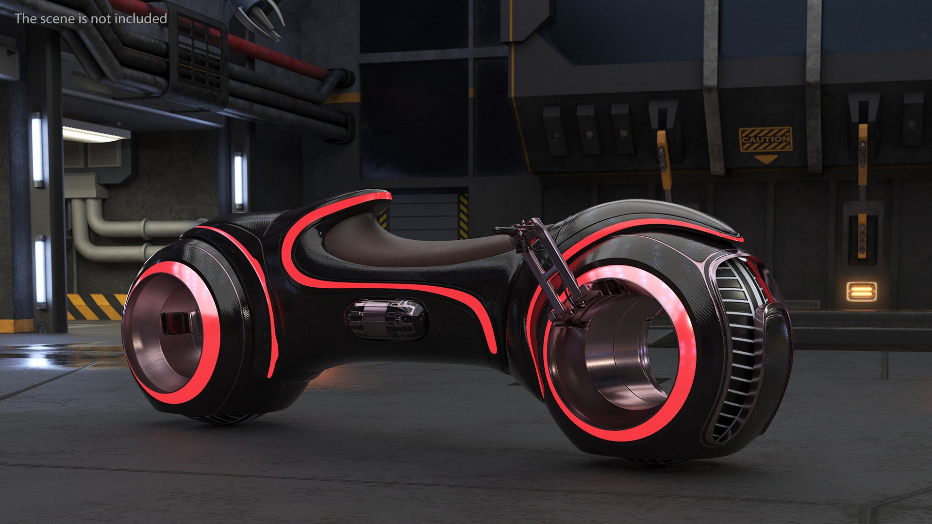 Cyber Bike 3D Model - TurboSquid 2240469