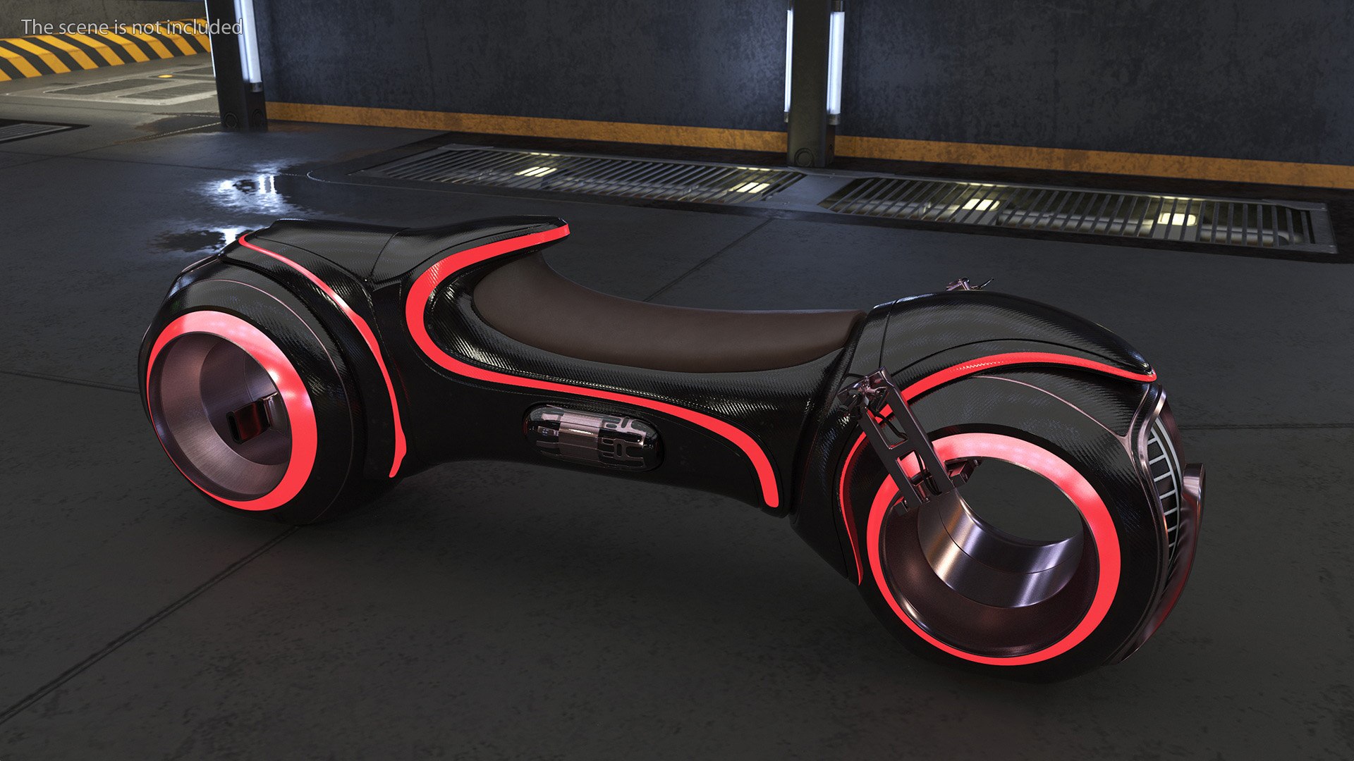 Cyber Bike 3D Model - TurboSquid 2240469