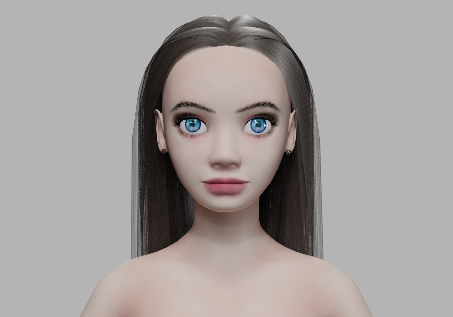 3D Cartoon Basic Woman V26831 Model - TurboSquid 2261650