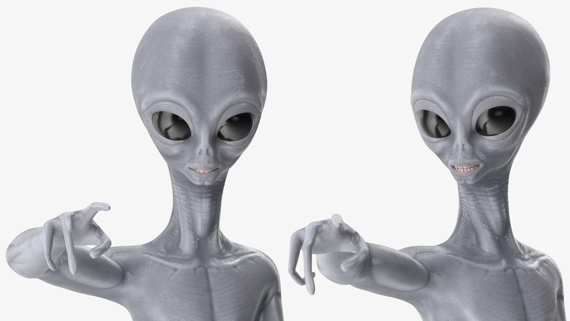 3D model alien rigged character - TurboSquid 1602435