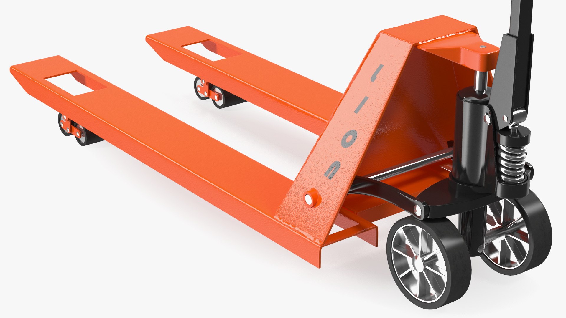 Premium Hand Brake Pallet Jack Rigged For Cinema 4D 3D Model ...