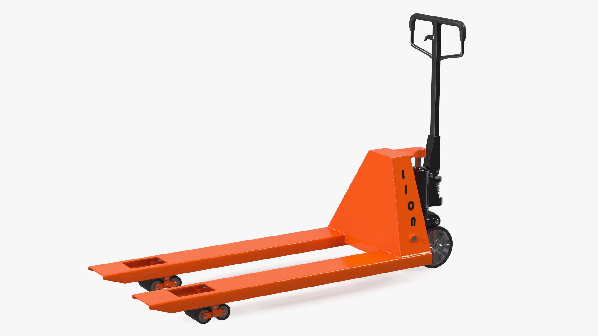 Premium Hand Brake Pallet Jack Rigged For Cinema 4D 3D Model ...