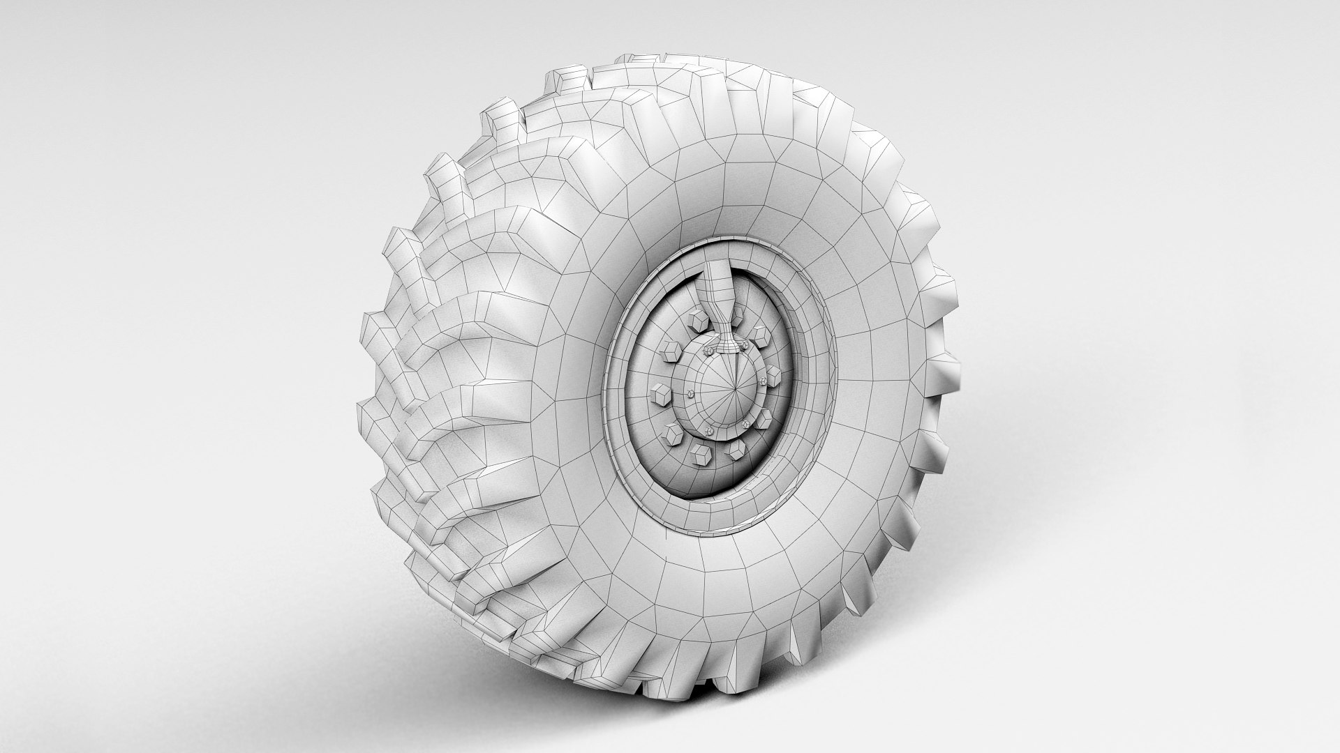 3D Model Truck Wheel V1 - TurboSquid 1852904