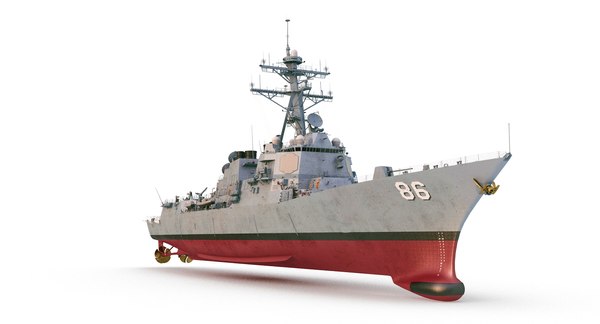 Uss shoup ddg 3D model - TurboSquid 1346693