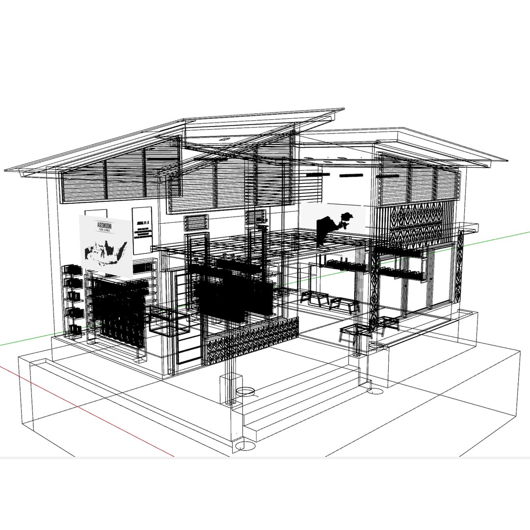 3D Learning Center Room With The Tropical Area Concept For Students ...