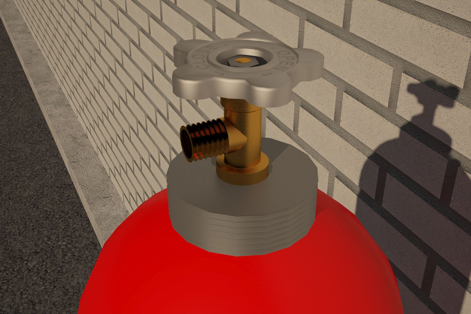 Methane Tank 3D Model - TurboSquid 1441435