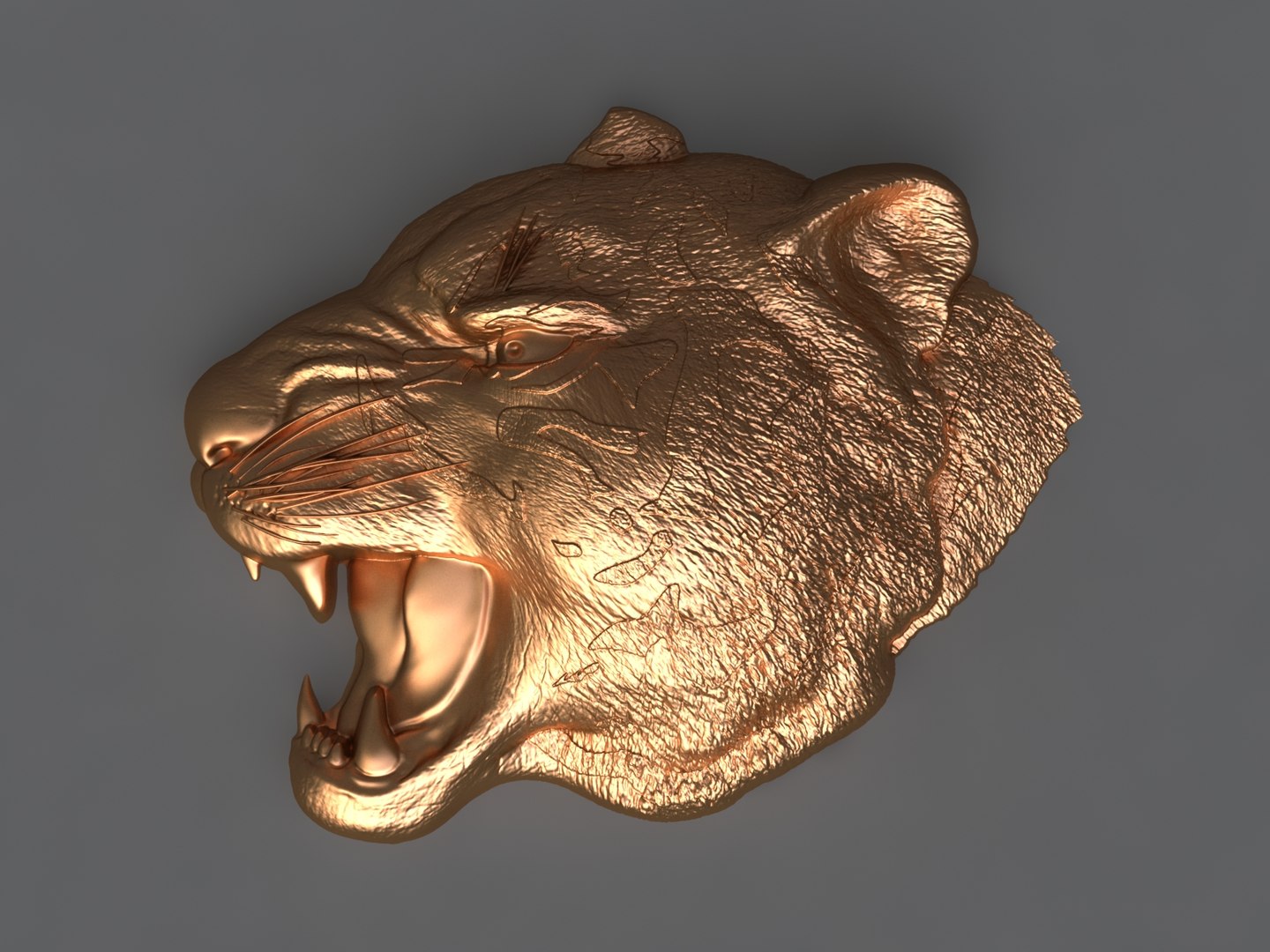 3D Tiger Mold Hand - TurboSquid 1350613