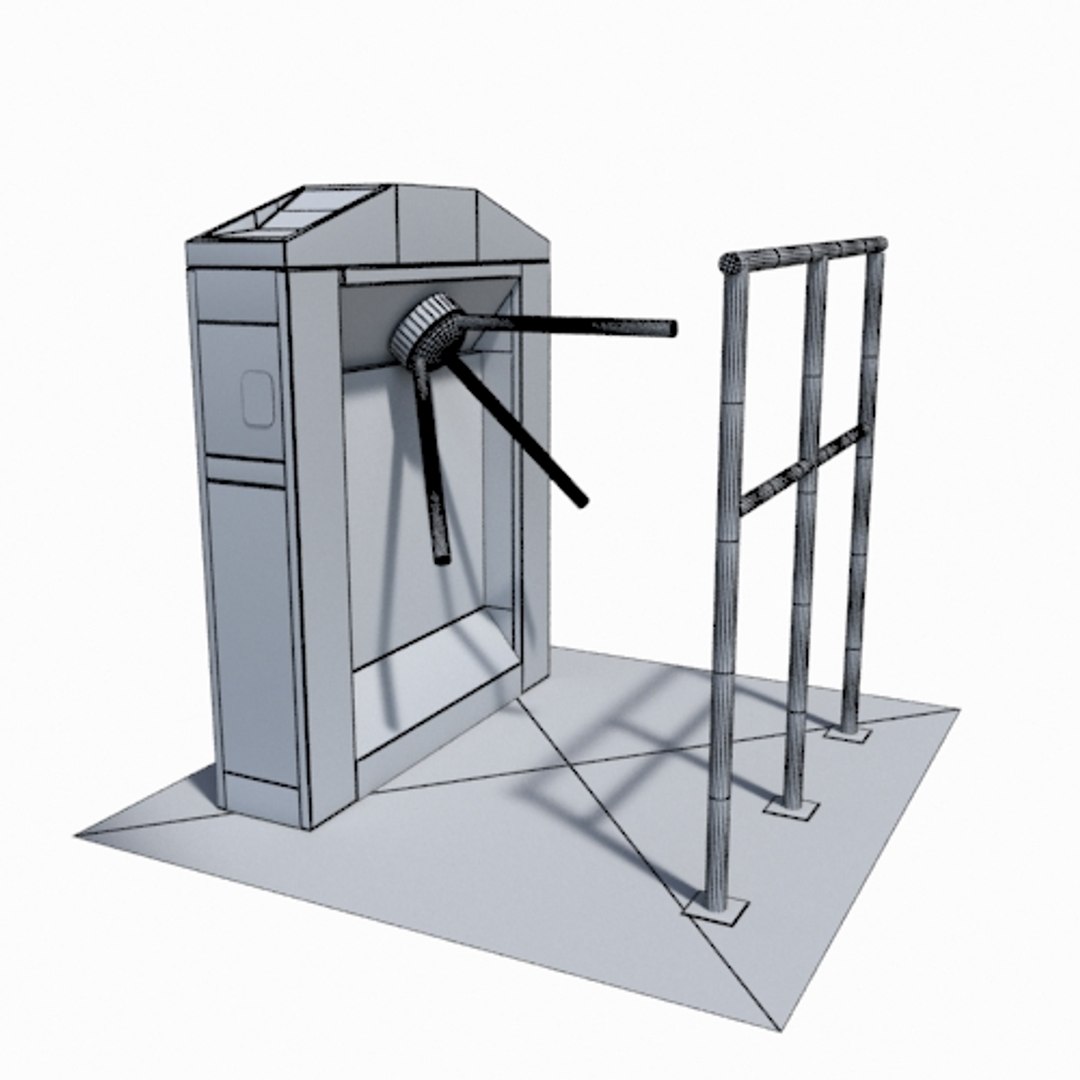 Turnstile Scene 3D Model | 1147175 | TurboSquid