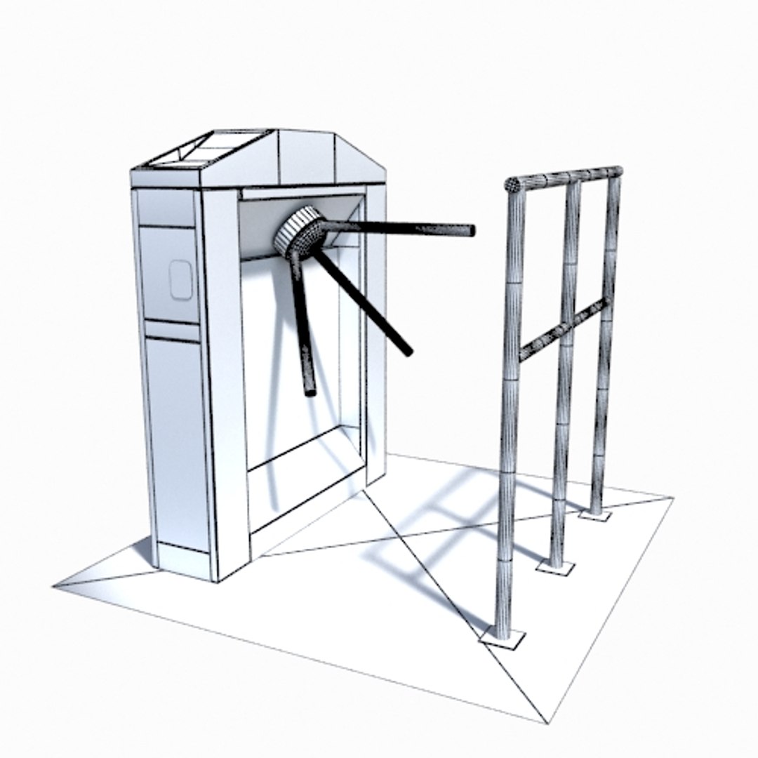 Turnstile Scene 3D Model | 1147175 | TurboSquid