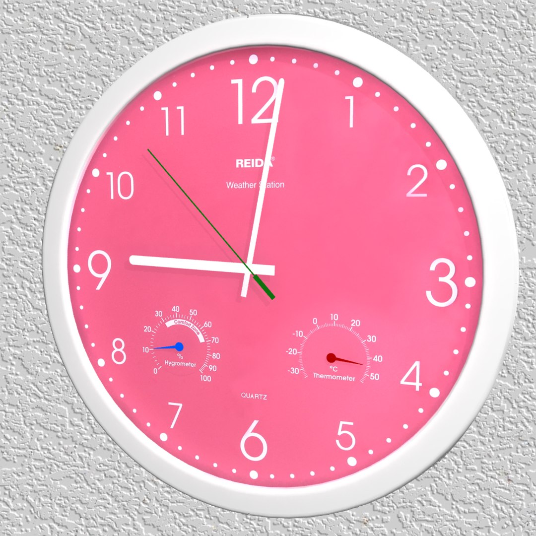 3d Wall Clock Model