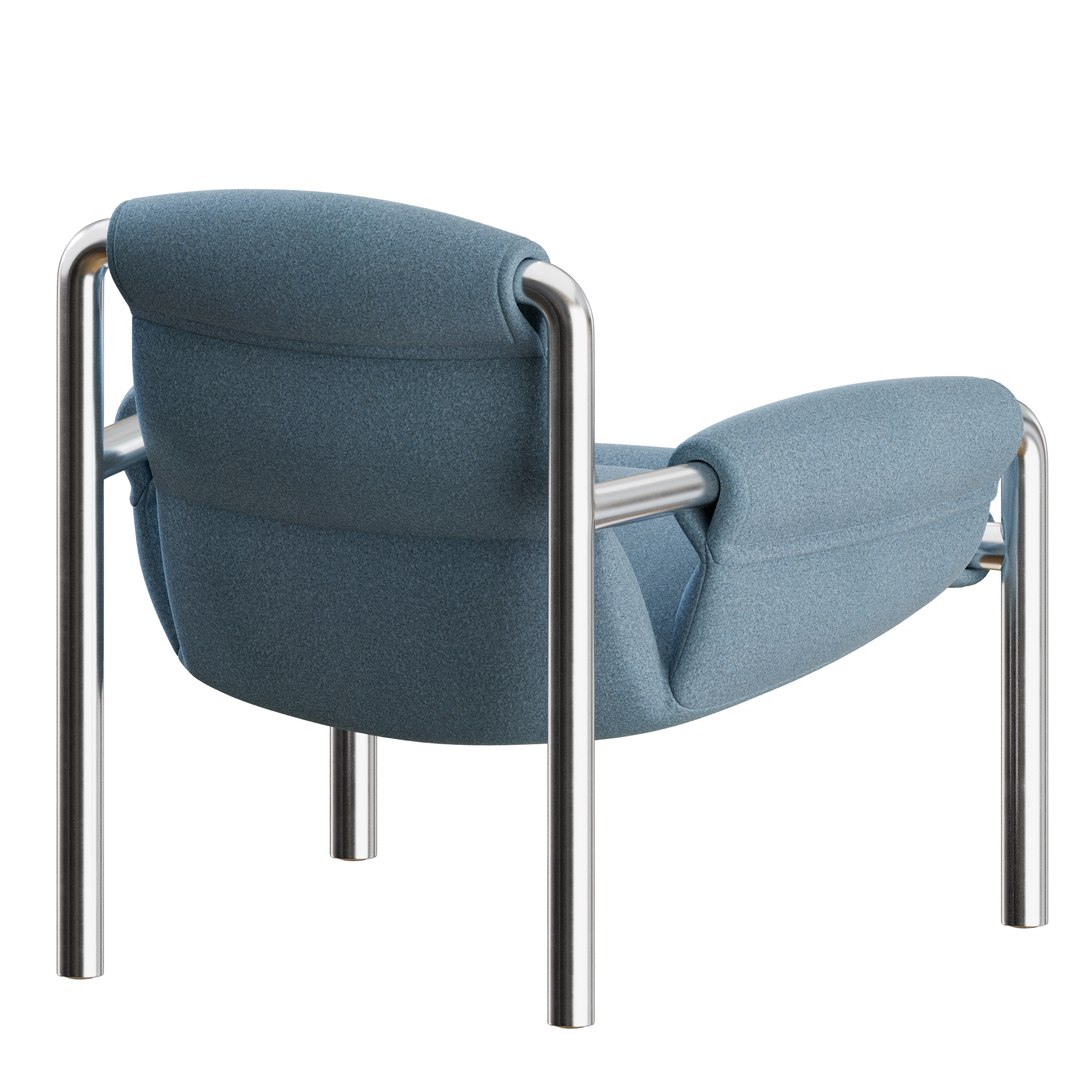 3D Atli Lounge Chair By Wendelbo Model - TurboSquid 2430103