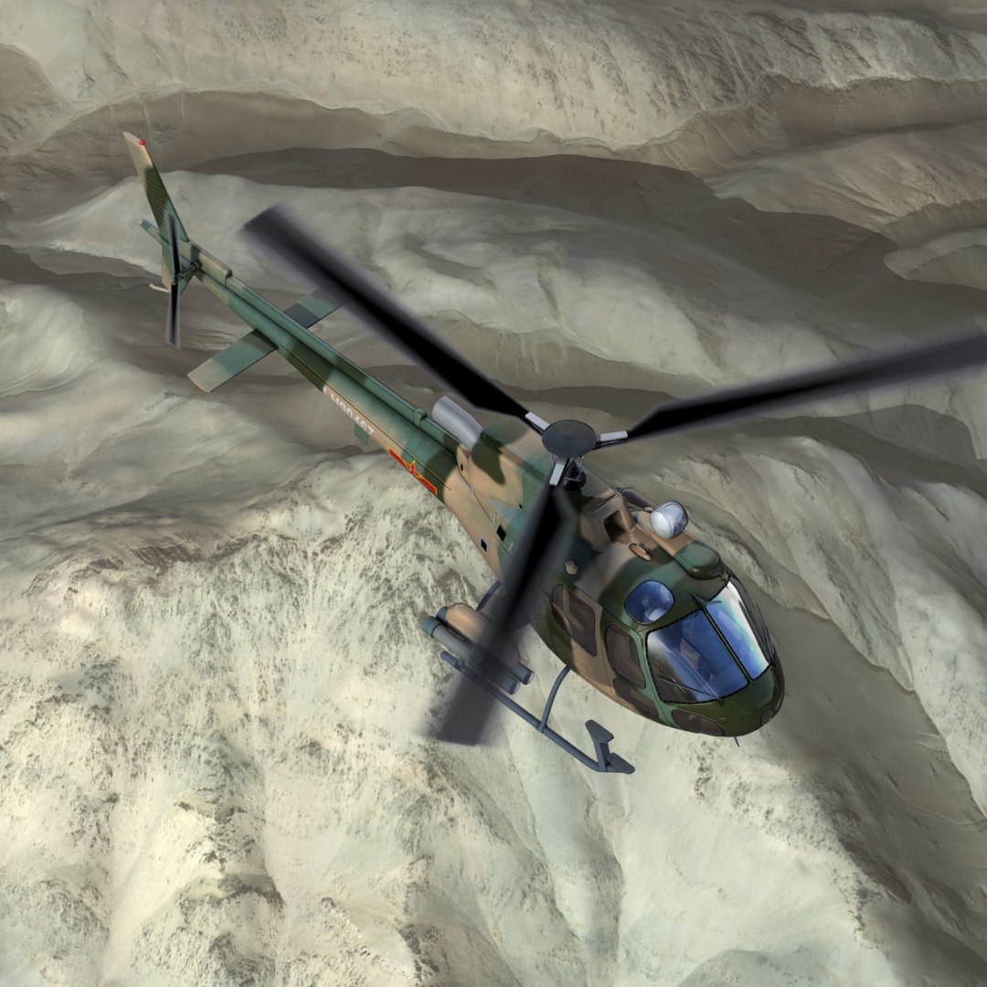 Z-11 Scout Helicopter 3d 3ds