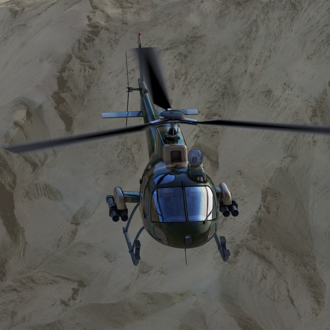 Z-11 Scout Helicopter 3d 3ds