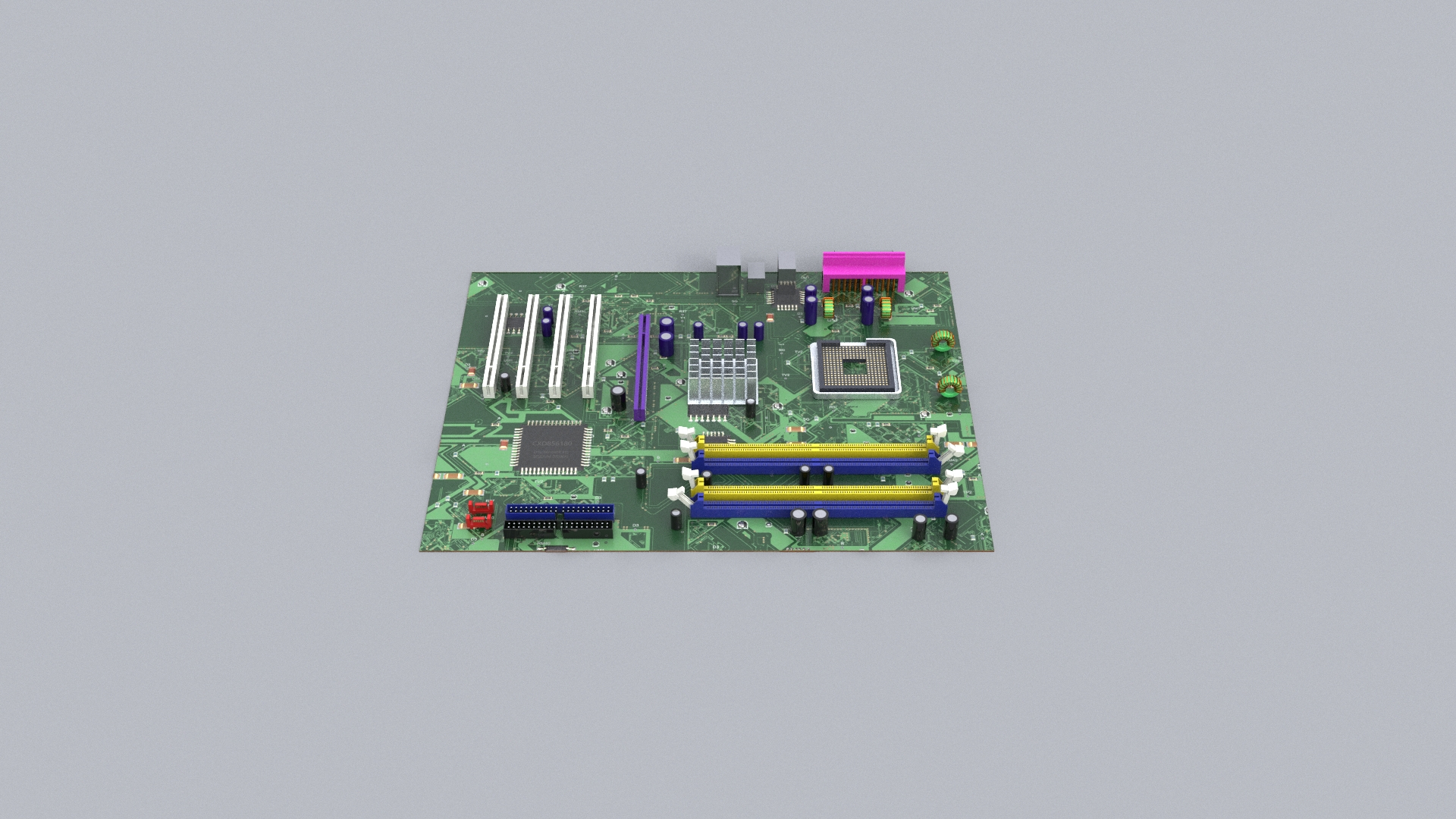 3D Motherboard New HD - TurboSquid 2075725