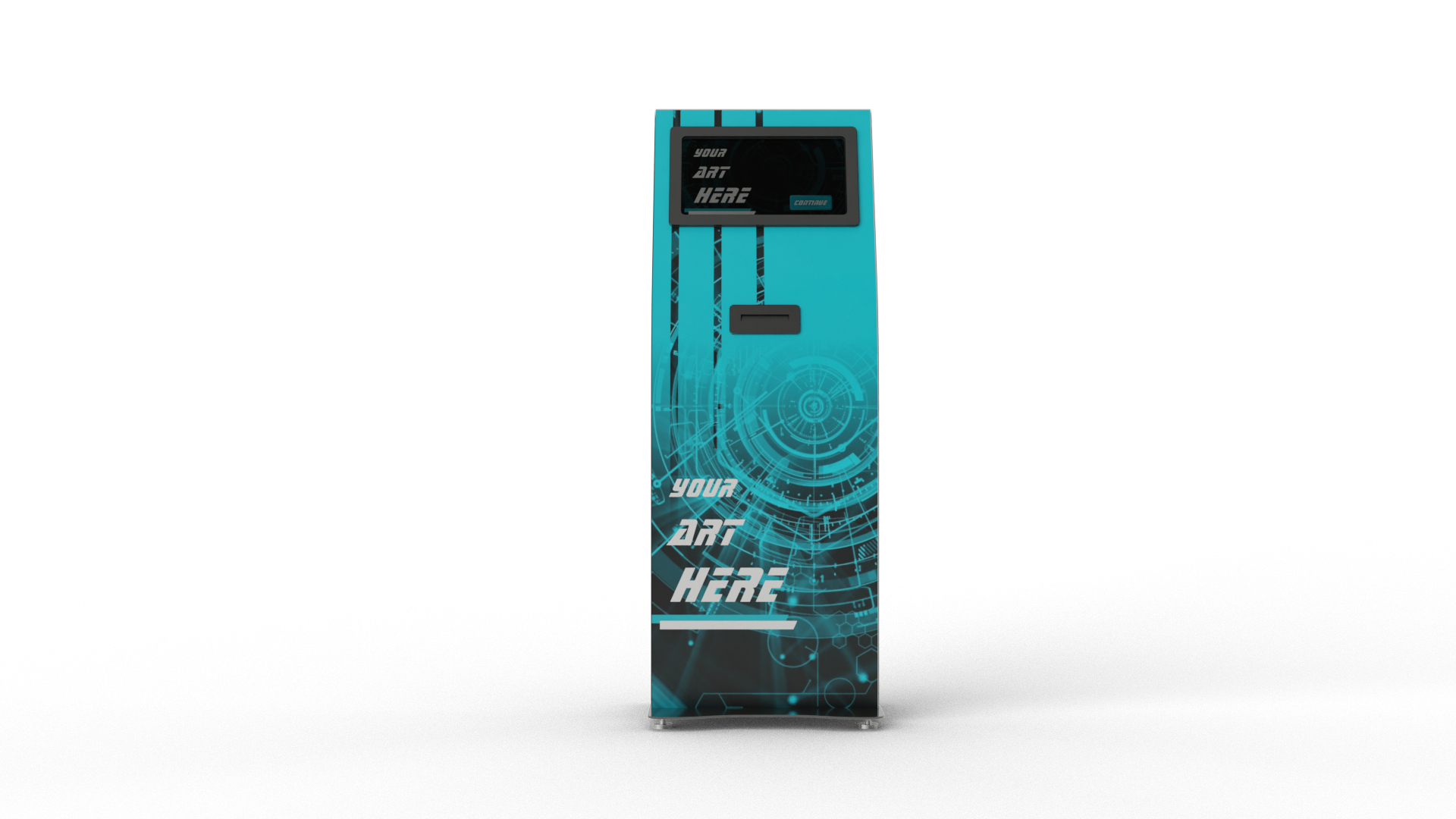 Self-service Totem Board 3D Model - TurboSquid 1849257