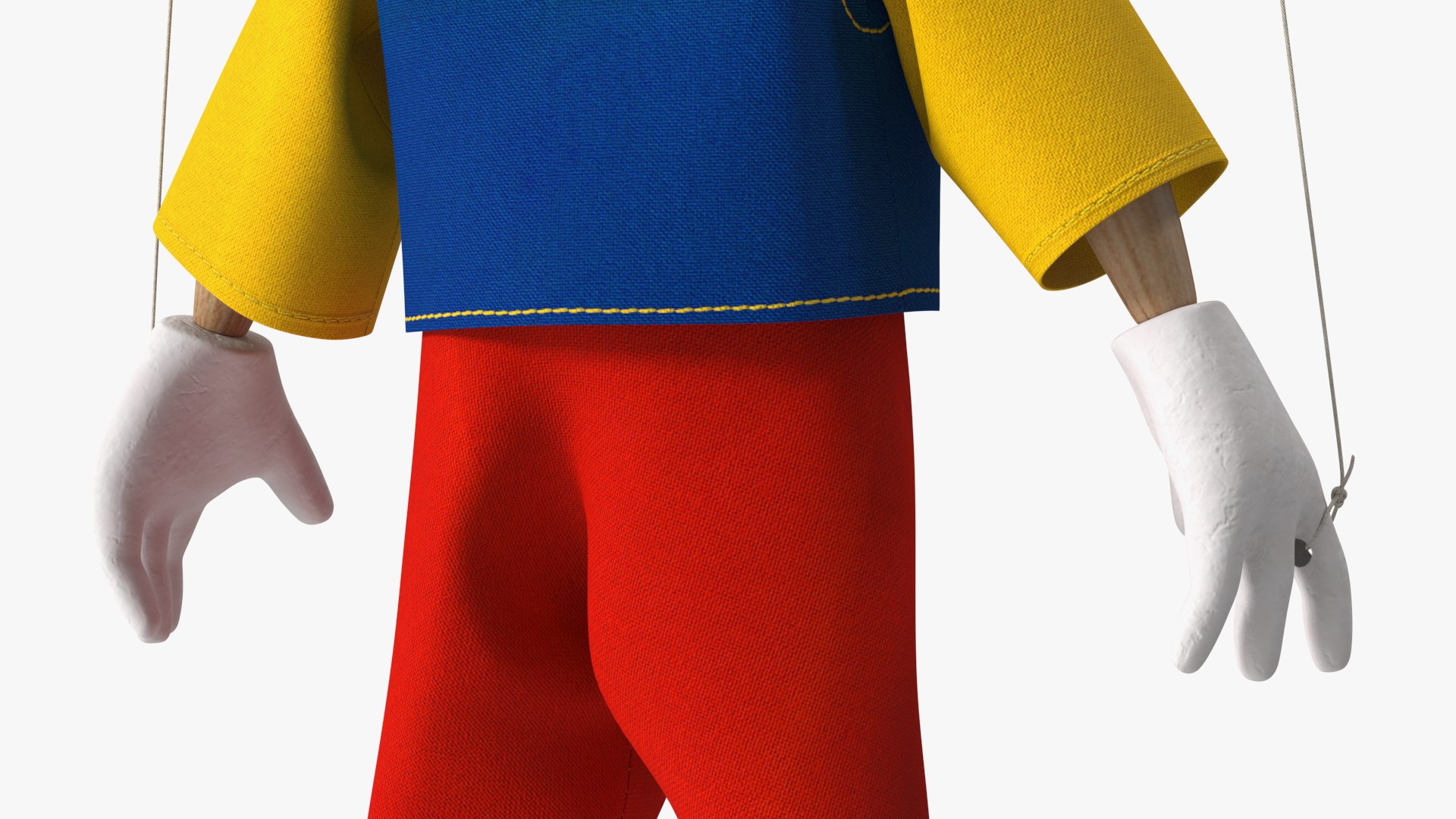 Pinnochio Wooden Marionette Figure Rigged 3D Model - TurboSquid 2062631